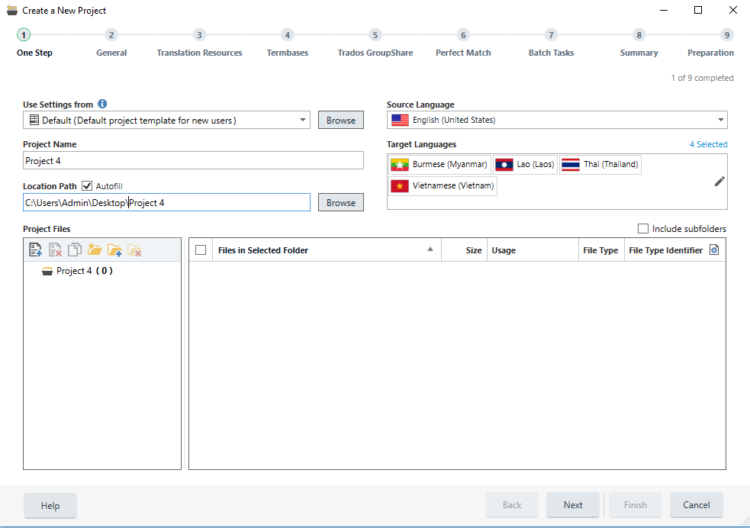 Quy trình dịch trados với Project package translation - Hướng dẫn phần mềm Trados | Thiết kế DTP
